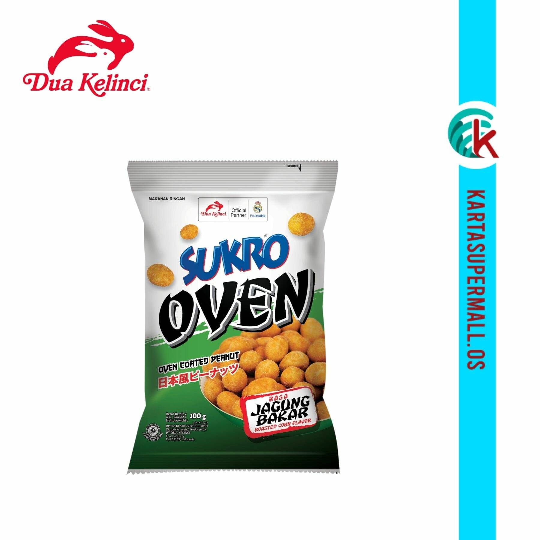 Sukro Oven Roasted Corn 100g - Karta Supermall