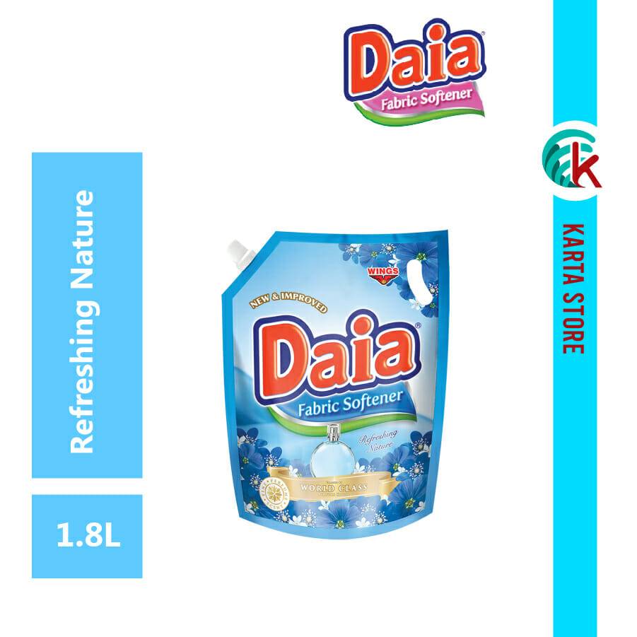 Daia Fabric Softener Refreshing Nature 1.6L Pouch - Karta Supermall