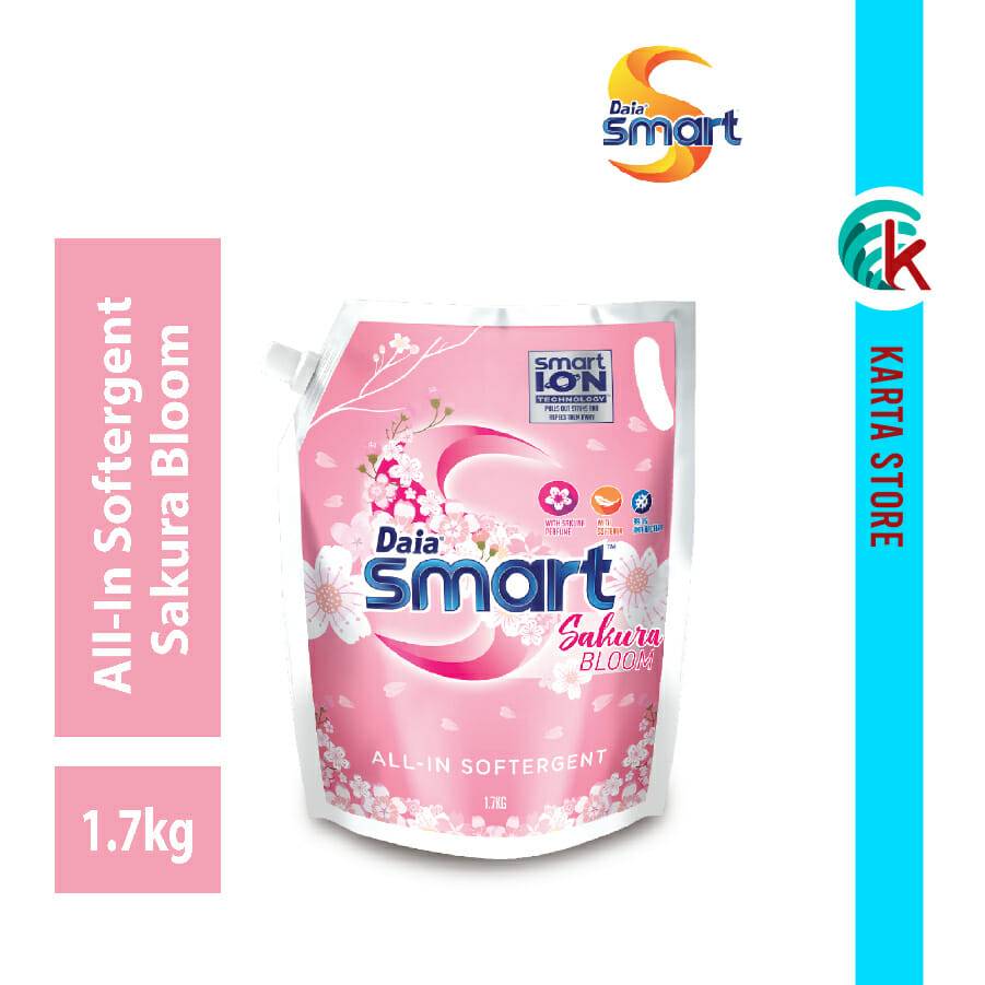 Daia Smart Liquid Detergent All-In Softergent Sakura Bloom 1.7kg ...