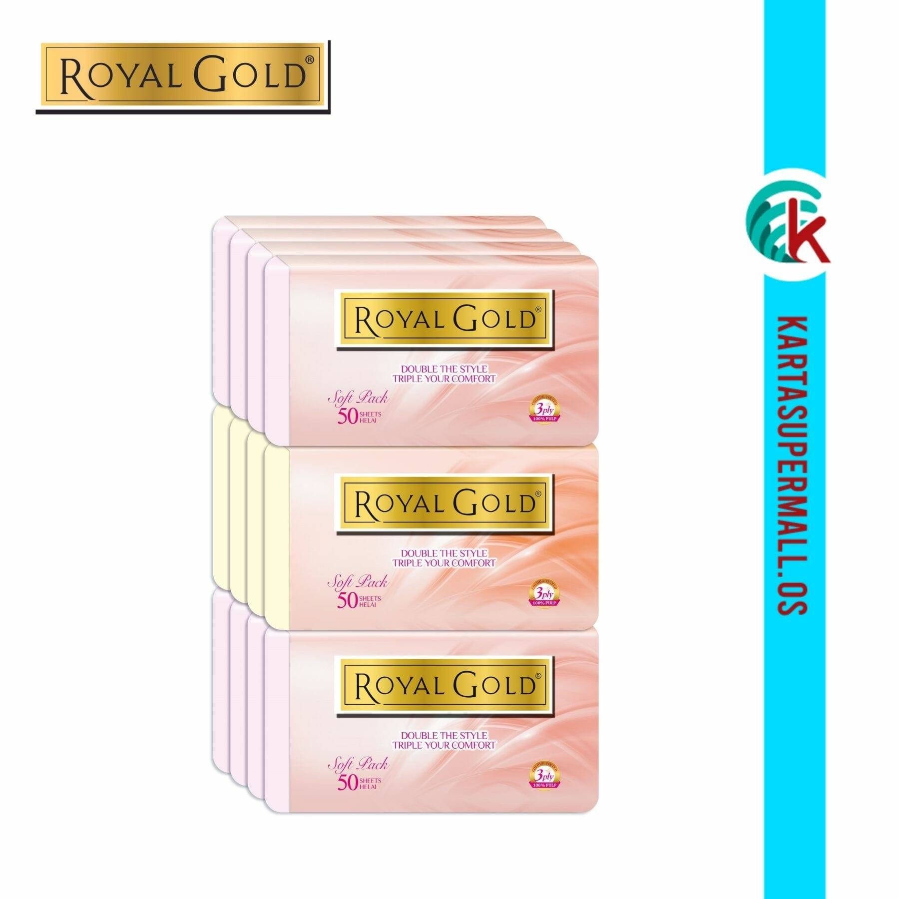 Royal Gold Soft Pack 12pkts x50's - Karta Supermall