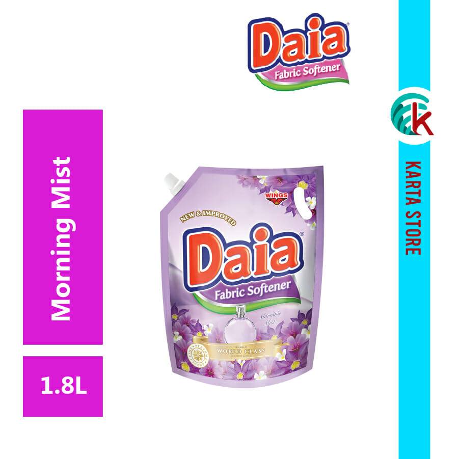 Daia Fabric Softener Morning Mist 1.8L Pouch - Karta Supermall