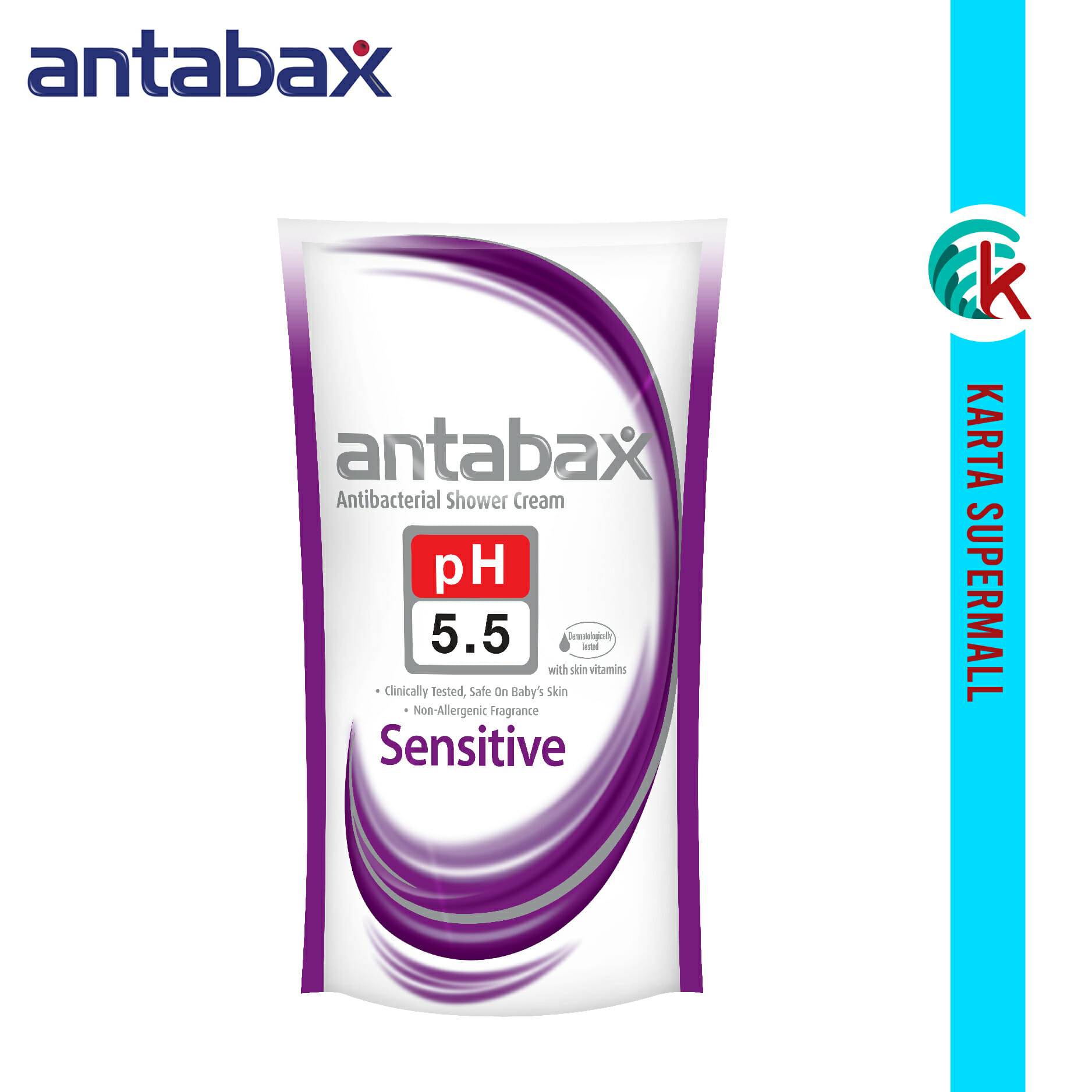 Antabax Sensitive Antibacterial Shower Cream 550ml - Karta Supermall