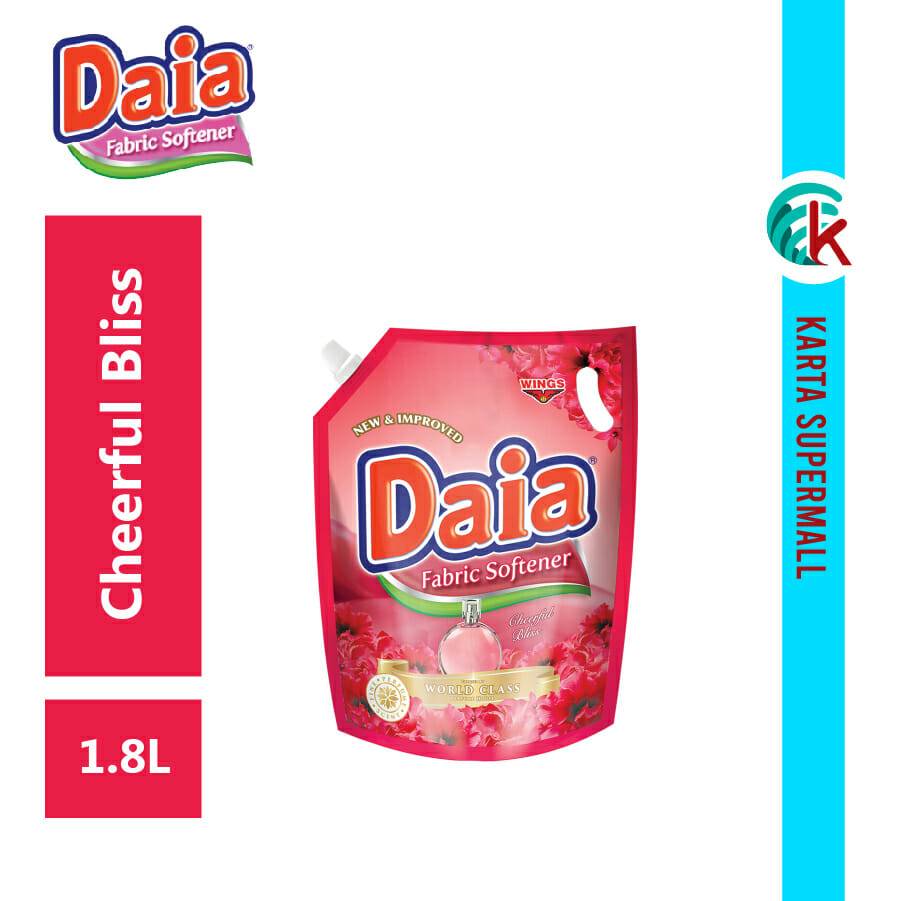 Daia Fabric Softener Cheerful Bliss 1.6L Pouch - Karta Supermall