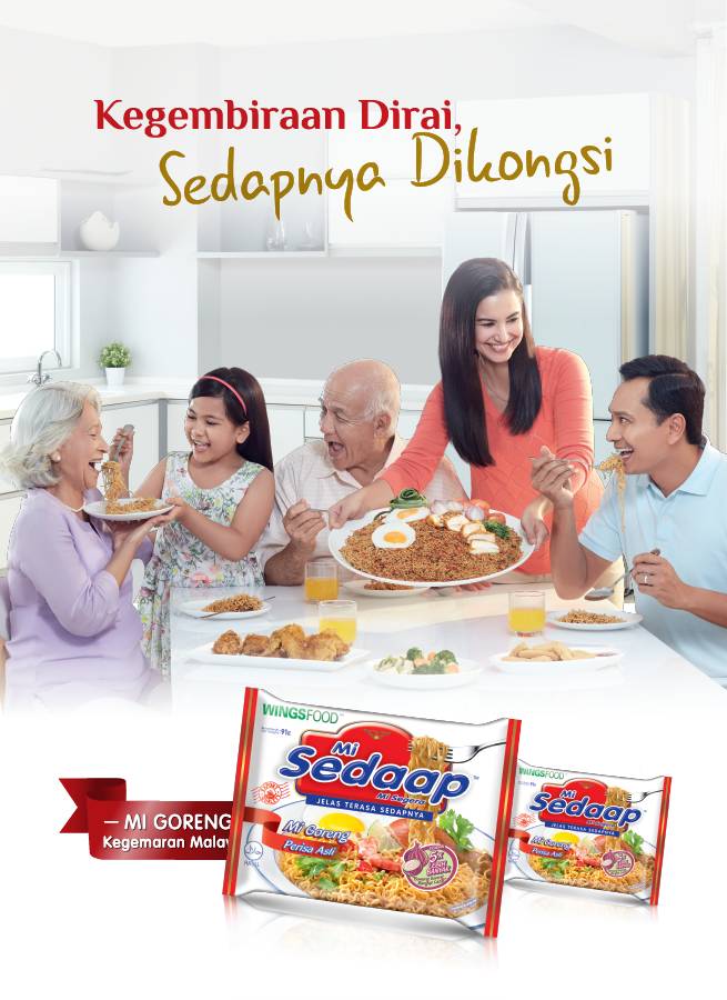 Mi Sedaap Goreng Asli 90g x 5 packs - Karta Supermall